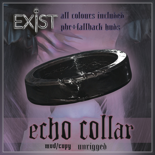 Second Life Marketplace - *exist* echo collar